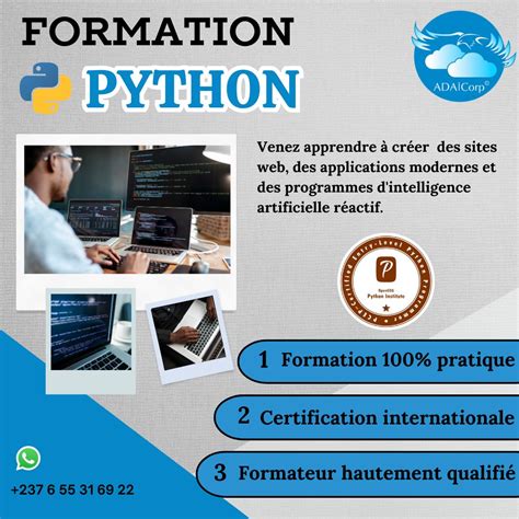 Adacorp Python Learntocode Avantagespython Carrière Opportunités