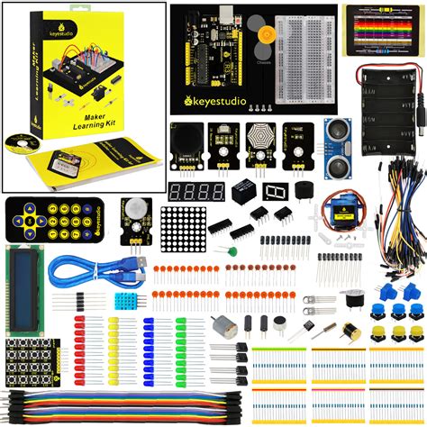 Keyestudio Maker Learning Kit Starter Kit For Arduino Project W Gift Box User Manual LCD