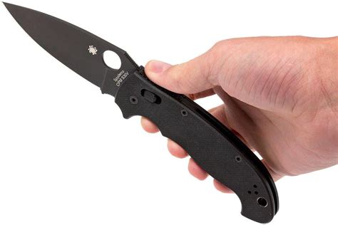 Spyderco Manix 2 XL Black C95GPBBK2 pocket knife | Advantageously ...