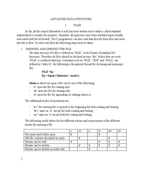 Advanced Data Structure Ii Pdf Notation Software Development