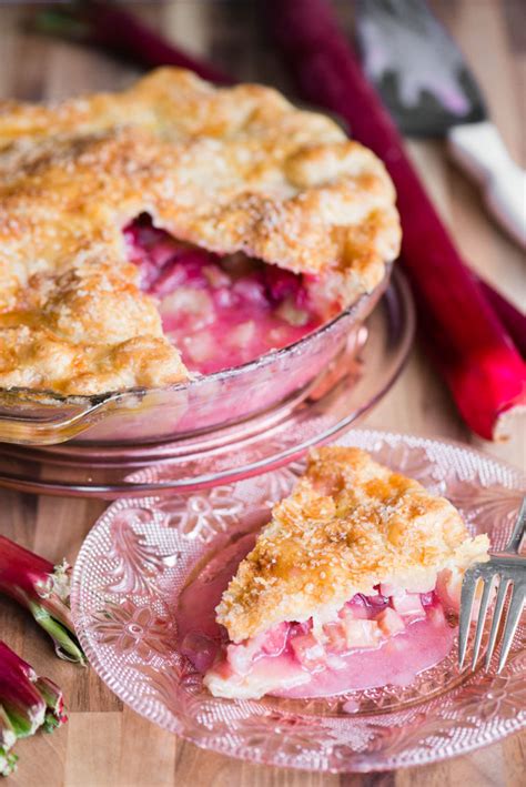 The Best Fresh Rhubarb Pie Recipe Ten Acre Baker