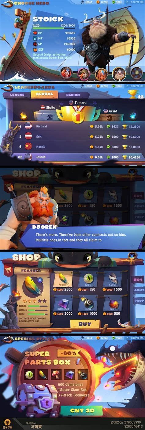 Mobile Game Ui Design Game Ui Design Game Ui Game Design