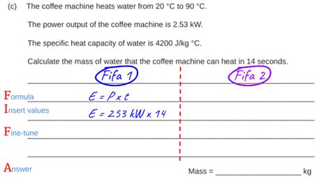 Physics Six Mark Calculation Question Give It The Old FIFA One Two E Mc2andallthat