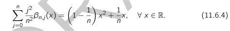 For The Set Of Bernstein Basis Polynomials Prove The