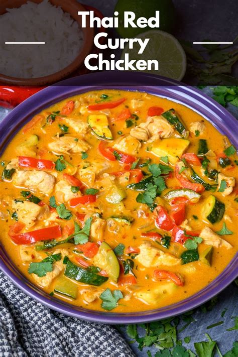 Thai Red Curry Chicken Recipe Artofit