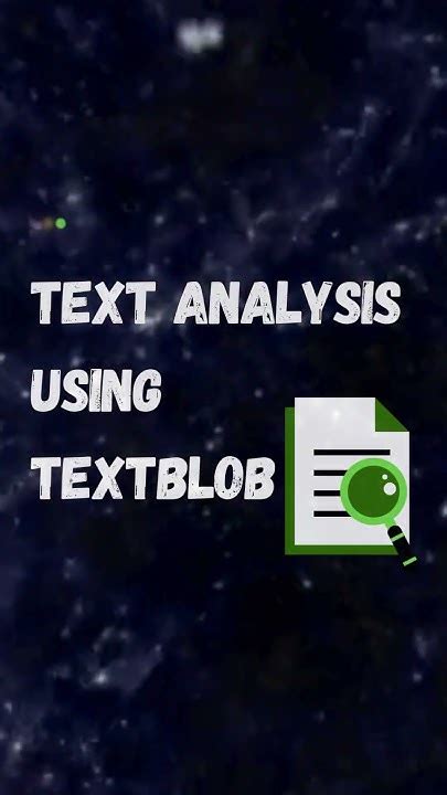 Text Analysis With Textblob In Python Python Programming Coding
