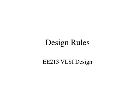 PPT Design Rules PowerPoint Presentation Free Download ID 1455804