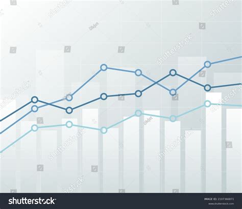 Vector Illustration Bar Graph Worm Chart Stock Vector Royalty Free