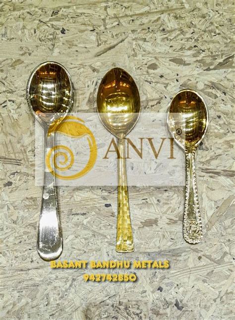 Brass Spoon At Best Price In Varanasi By Basant Bandhu Metals Id