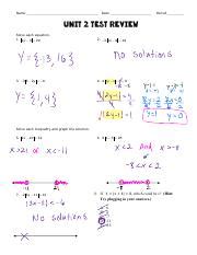 Unit 2 Test Review KEY Pdf Name Date Period Unit 2 Test Review Solve Each Equation 1 2y 3