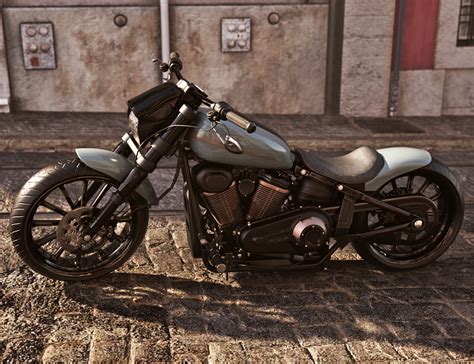 Xi Dark Custom Chopper ⋆ Freebies Daz 3d