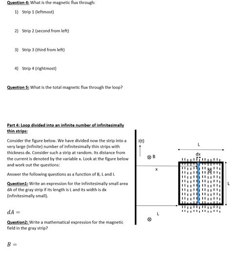 Solved Part Loop Divided Into One Strip We Consider That Chegg Com