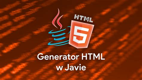 Github Macioszektv Htmlgenerator Html Generator In Java
