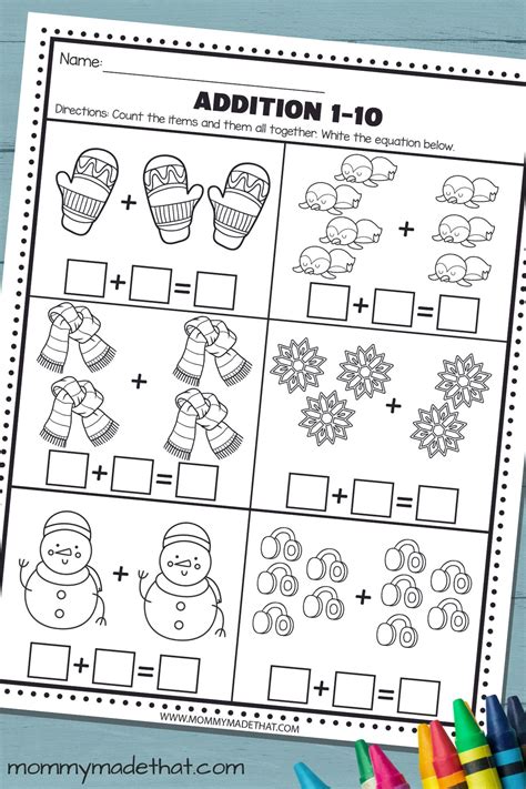 Free Winter Preschool Worksheets Great For Kindergarten Too