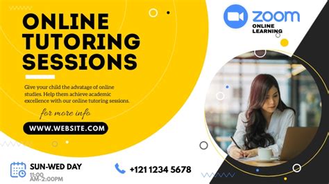 Online Tutoring Sessions Ad Template | PosterMyWall