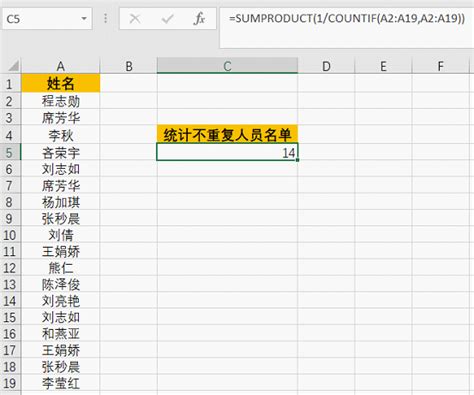 Excel求和统计计数SUMPRODUCT及Countif函数的典型用法 知乎