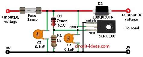 Simple Crowbar Circuit Circuit Ideas For You
