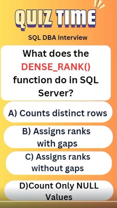 Sql Interview Real Scenario Questions On Dense Rank