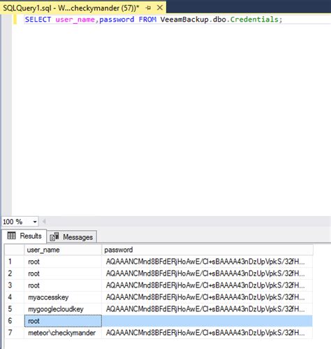 Decrypting Veeam Passwords Checkymander