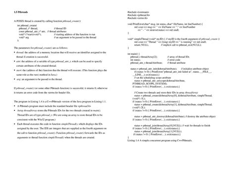 Pthreads Concurrent And Distribution Systems Cs 475 Docsity