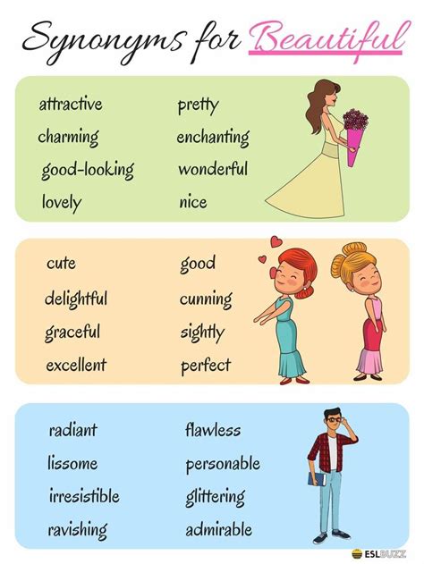 Synonyms For Beautiful There Are Many Words To Use Instead Of Beautiful Words To Use