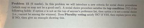 solved problem 15 6 marks in this problem we will