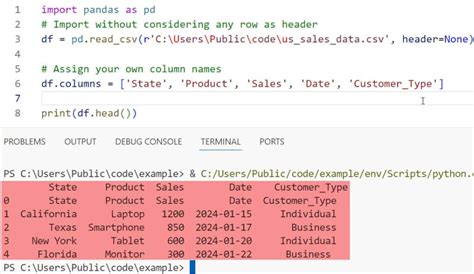 How To Drop Header Row Of Pandas Dataframe