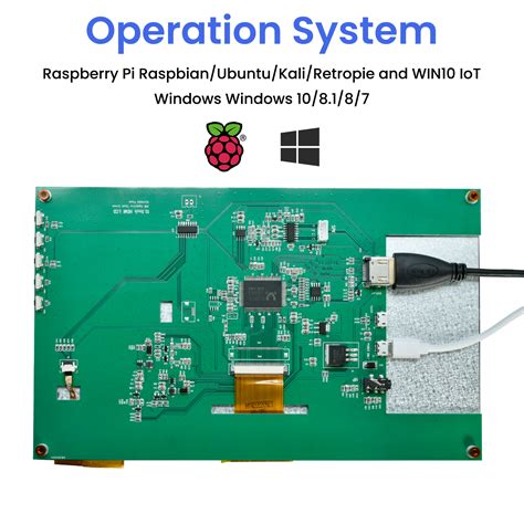 Raspberry Pi Capacitive Touch Screen Inch HDMI Display Touch Screen