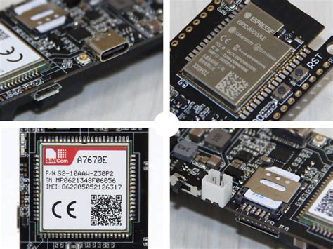T A7670g R2 Sim 4g Lte Cat1 Gsmgprs With Gps L76k Esp32 Wrover E