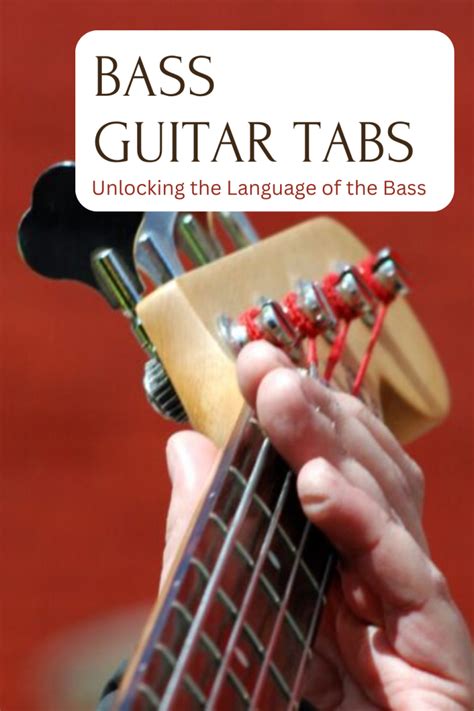 Bass Guitar Tabs Unlocking The Language Of The Bass