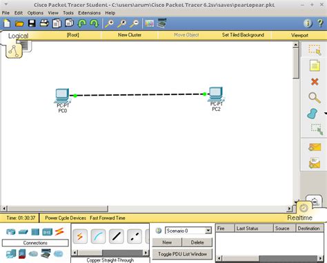 Arumsari Jaringan Peer To Peer Di Cisco Packet Tracer