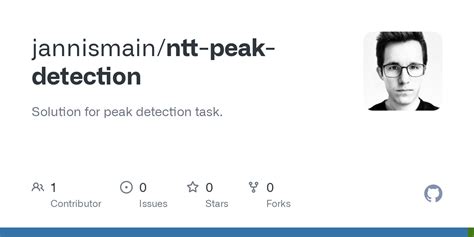 Github Jannismainntt Peak Detection Solution For Peak Detection Task