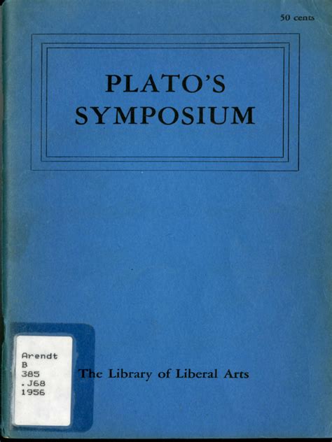 Plato Platossymposium Pdf Symposium Plato