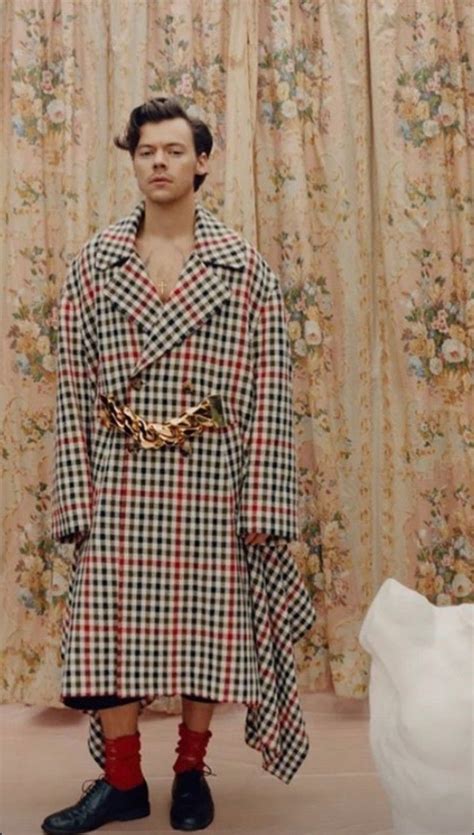 Harry Styles Models A Gucci Gown As He Becomes The First Man To Land A