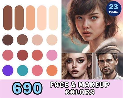 Mega Procreate Color Palette Swatches 7028 Procreate Swatches Procreate Color Bundle Digital