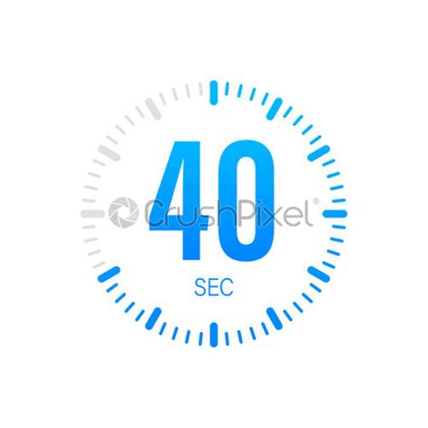 1 Second Countdown Timer Icon Set Time Interval Icons Stopwatch Stock Vector 1997175 Crushpixel