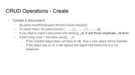 11 Schema Design And Crud Ppt