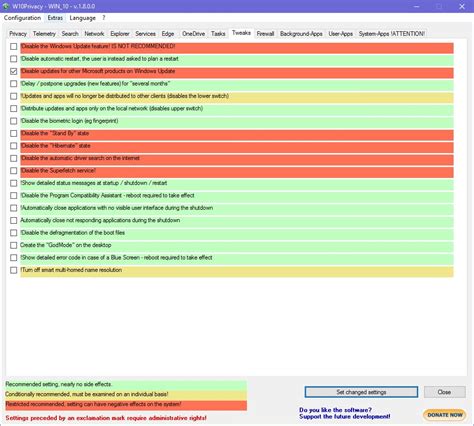 w10privacy can now disable data collection on windows 10 th2 softpedia
