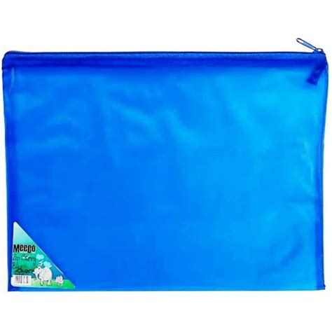 Pvc Book Bag Blue A4 Your Door