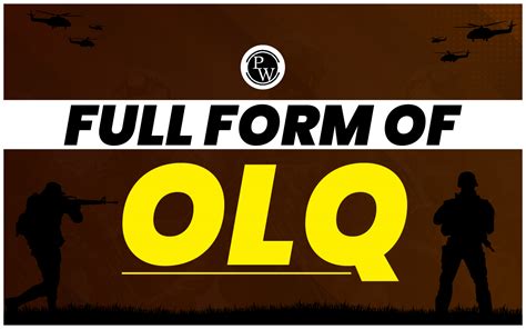 Full Form Of Olq Check Top Officer Like Qualities