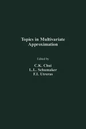 PDF Topics In Multivariate Approximation By C K Chui