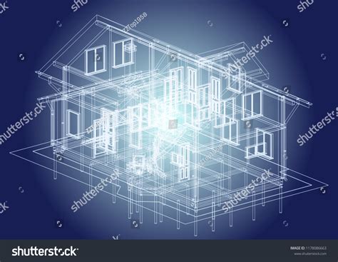 Autocad Building Images Stock Photos Vectors Shutterstock