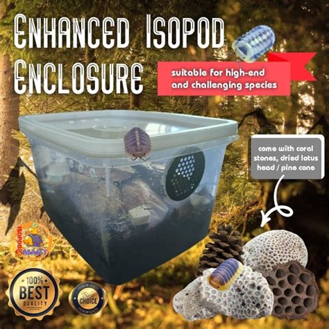 Ready Stock Collector Pods Fully Setup Kit All In One Isopod Enhanced Enclosure With