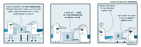Data Comics Flock Of Sqls Onebridge