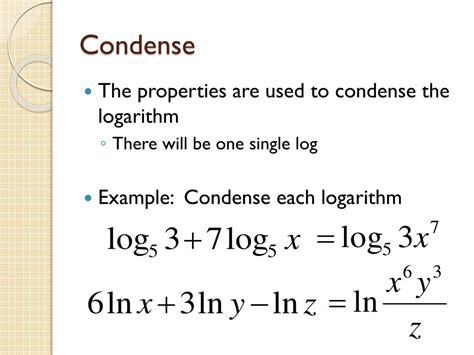 PPT Logarithms PowerPoint Presentation Free Download ID 2704918