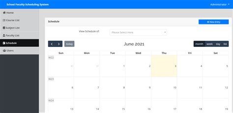 School Faculty Scheduling System Using Php Mysql Campcodes