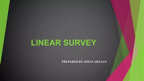 Linear Survey Ppt
