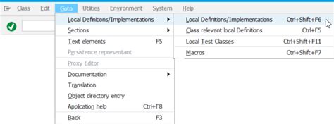 Sap Abap Central Local Abap Exception Classes Inside Global Classes