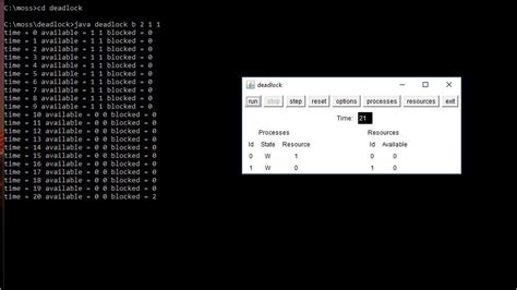 Solved Java Runtime Environment Running Deadlock Simulation