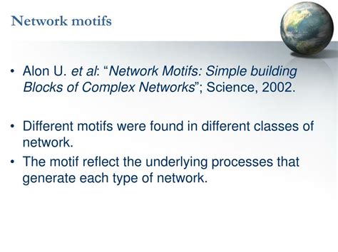 Ppt Network Motifs Discovery And Applications Powerpoint Presentation Id5120018